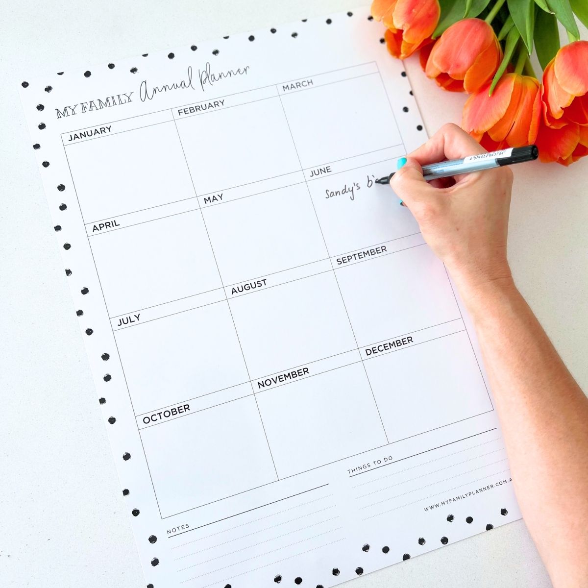 Magnetic Annual Planner – My Family Planner